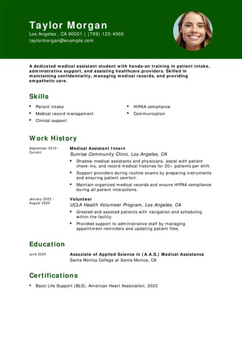 25 Medical Assistant Resume Examples And Templates For 2025