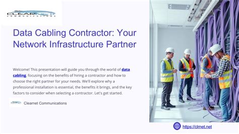 Ppt Data Cabling Contractor Your Network Infrastructure Partner