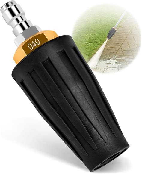 Yamatic Pressure Washer Tips Turbo Nozzle 360° Rotating