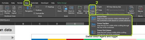 Digitip 24 Make Using Excel Easier By Freezing Columns And Rows 📊