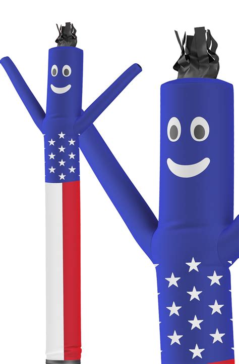 Lookourway Inflatable Tube Man 10ft American Flag Air Dancer Toytooth