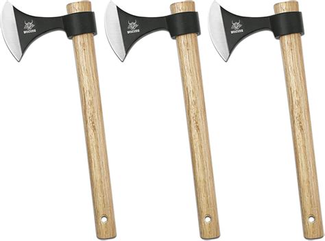 Wicing Throwing Axes 3 Pack 16 2 Inch Throwing Tomahawks High Carbon