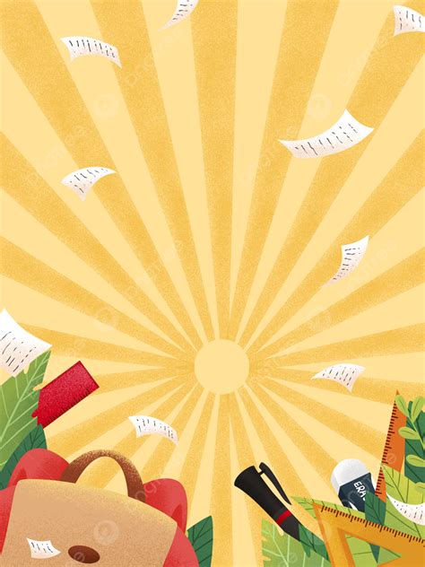 Creative Line Learning Theme Background Line Cartoon Color