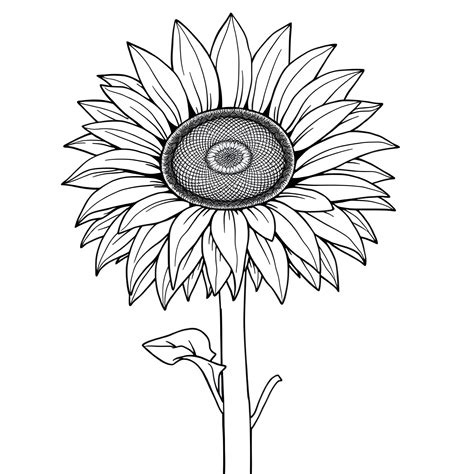 Best Sunflower Coloring Pages Free Printable Pdf