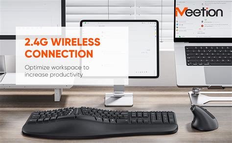 Meetion Ergonomic Wireless Keyboard And Mouse Ergo
