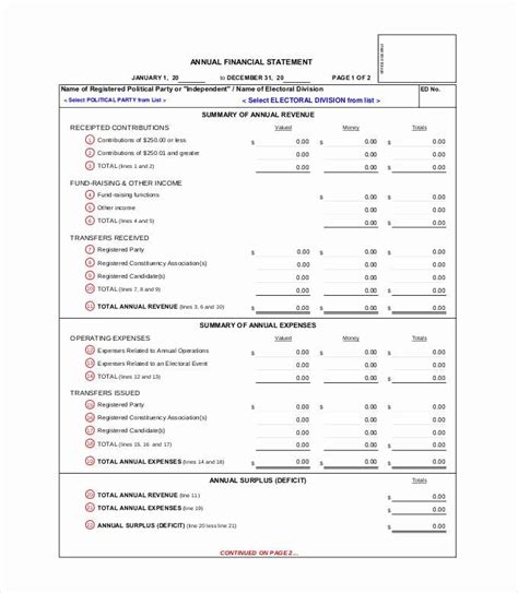 Financial Statements Template Pdf Inspirational 27 Financial Statement