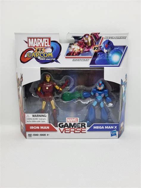 Brand New Marvel Vs Capcom Infinite Iron Man Mega Man X Figures Gamerverse 5949 Picclick Ca