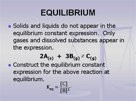 Equilibrium Equilibrium N Equilibrium Occurs When In A