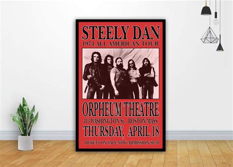 Steely Dan Poster Steely Dan Band Poster Band Poster Musi Inspire