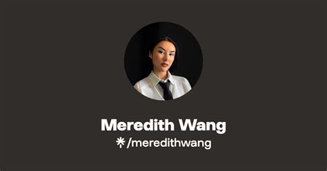 Meredith Wang Linktree