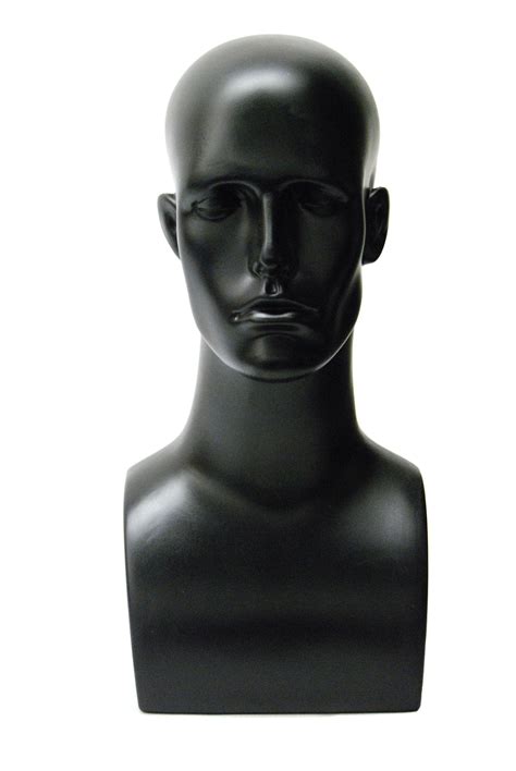 Male Mannequin Head Mm Erablack Ps Mannequin Mall