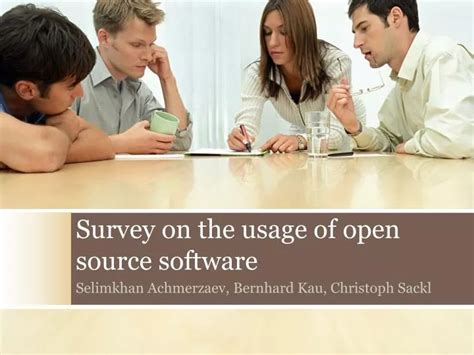 PPT Survey On The Usage Of Open Source Software PowerPoint Presentation ID