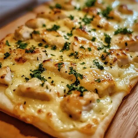 Ultimate Chicken Garlic Butter Flatbread Irresistible And Crispy