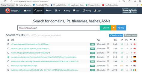 How To Use Urlscan Part4 Osintafrica