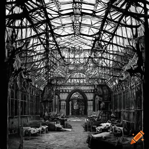 Colossal Forged Iron Gate In Front Of An Infinite Garden On Craiyon
