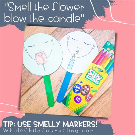 Coping Skills Craft Activities Breathing Wand Craft