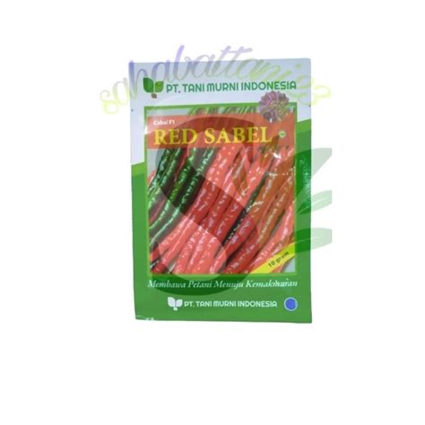 Jual Benih Cabe Keriting Red Sabel Berat 10gram Kemasan Baru Shopee