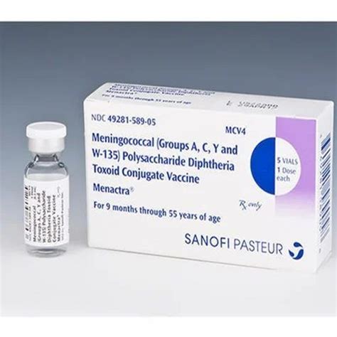 Menactra Meningococcal Polysaccharide Diphtheria Toxoid Conjugate