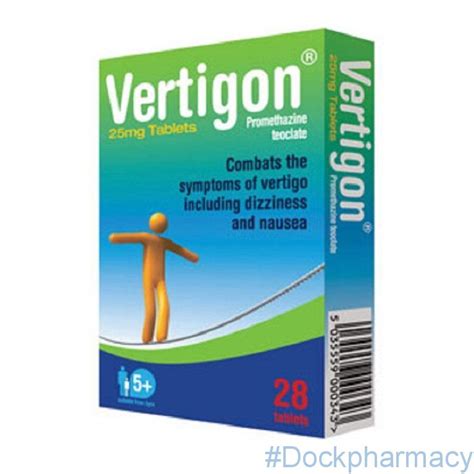 Buy Vertigon 25mg 28 Tablets Dock Pharmacy