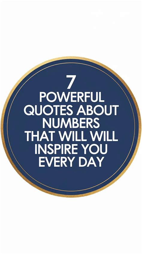 7 Powerful Quotes About Numbers That Will Inspire You Every Day