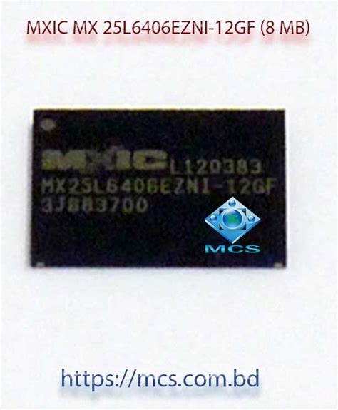 Mxic Mx25l6406ezni 12gf Sop8 Flash Bios Chip Mcs