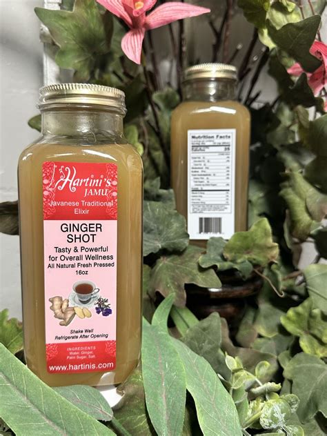 Ginger Shot Hartinis Organic Skin Care Products