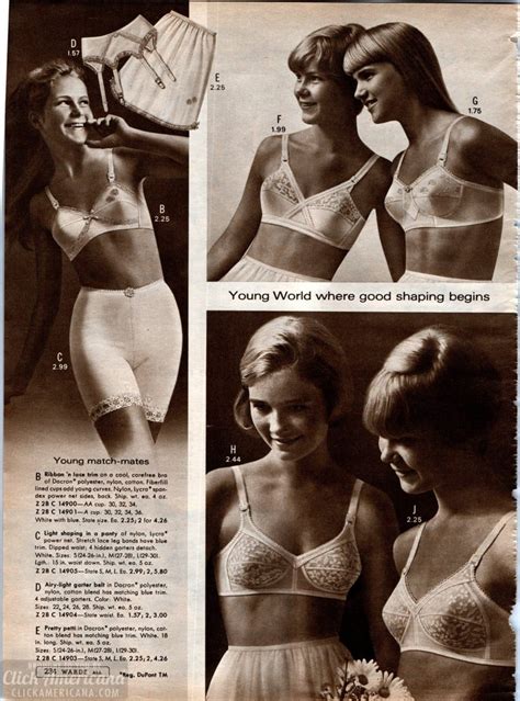 60s Lingerie Pantyhose Girdles Garters And More From The 1968 Wards Catalog Click Americana