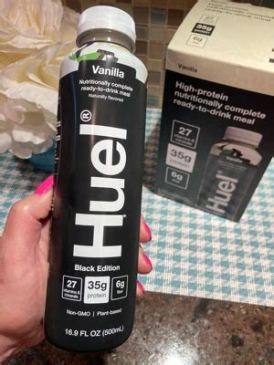 Huel Black Edition Vanilla Ready To Drink 35g Protein Meal Replacement