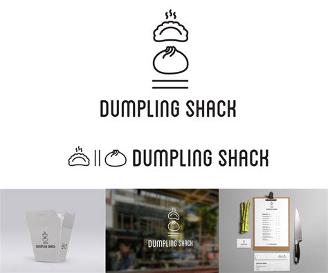 Playful Modern Restaurant Logo Design For Dumpling Shack By Kapees