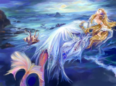 Siren Mermaid Wallpapers Wallpaper Cave