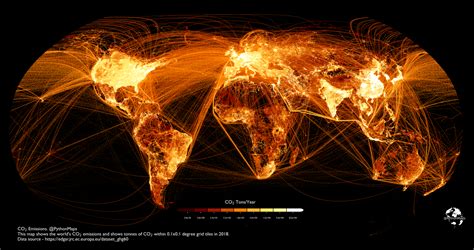 Mapped Carbon Dioxide Emissions Around The World Theanalysis News