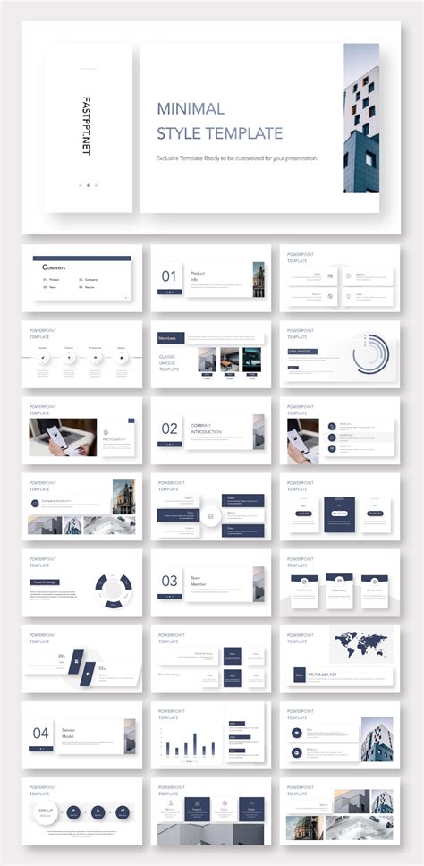 Clean Magazine Style Business Presentation Template Original And Hig