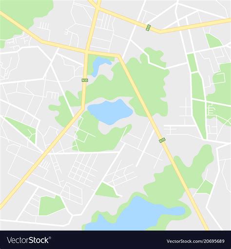 City Map Navigation Royalty Free Vector Image Vectorstock