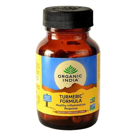 Organic India Turmeric Formula 60 Capsules The Mg Shop