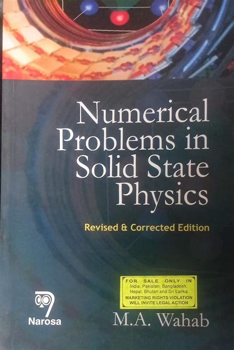 Buy Numerical Problems In Solid State Physics By Ma Wahab