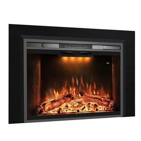 Symple Stuff Aadila Electric Fireplace Insert With Trim Kit And Reviews Wayfair