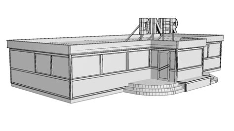 Old Historic Dining 3d Model By Sobul