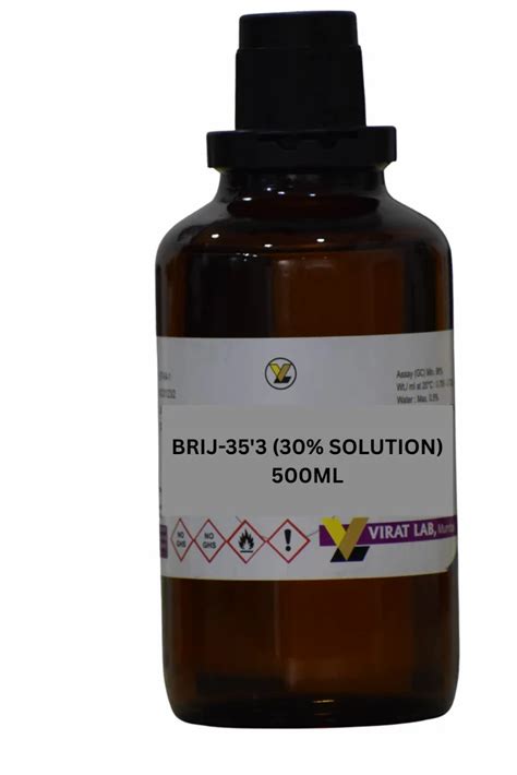 Brij 353 30 Solution 500ml At ₹ 1134 Piece Lab Chemicals In