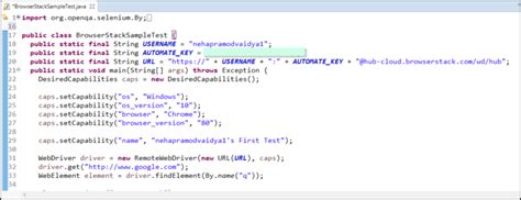 How To Run First Selenium Test Script Tutorial Browserstack
