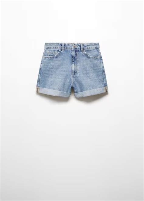 Mom Fit Denim Shorts Women Mango United Kingdom Trong 2024