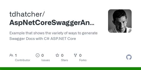 Github Tdhatcher Aspnetcoreswaggerannotationsexample Example That Shows The Variety Of Ways