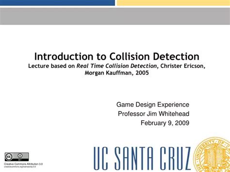 Ppt Introduction To Collision Detection Lecture Based On Real Time Collision Detection