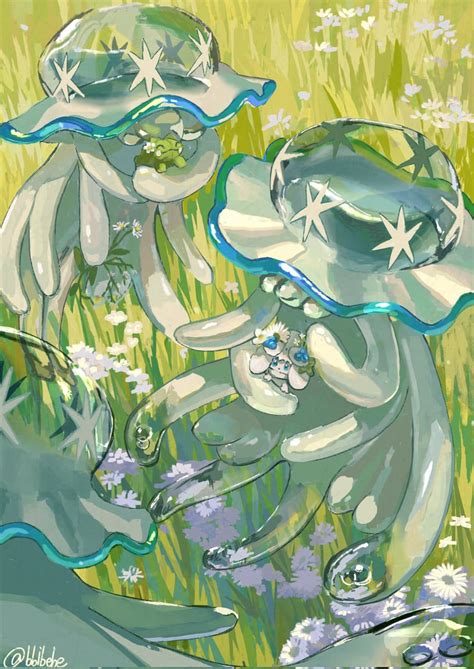 Alcremie And Nihilego Pokemon Drawn By Bbibebe Danbooru