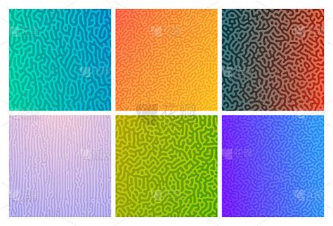 图灵反应彩色背景