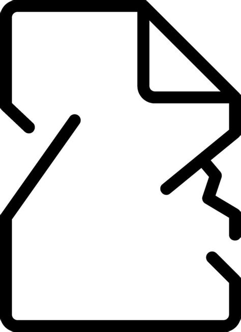 Crumpled Paper Line Icon 29133679 Vector Art At Vecteezy