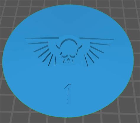 Stl File Imperial Guard Objective Marker・3d Print Object To Download・cults