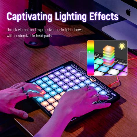 Synido Tempopad Z 1 Midi Controller Beat Maker Dj Equipment 64 Pads