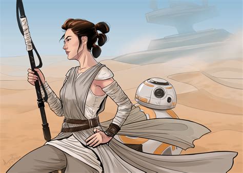 Star Wars 7 Rey And BB 8 By Alycha On DeviantArt