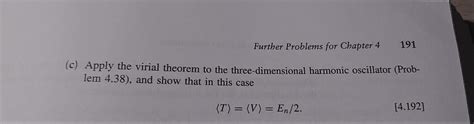 Solved Problem 440 A Prove The Three Dimensional Virial