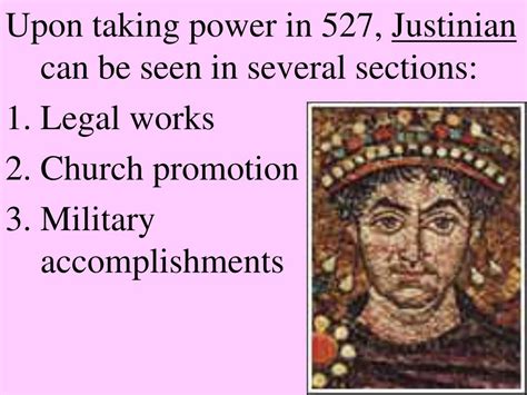 Ppt Justinians Reign And The Reconquest Of Rome 527 565 Powerpoint